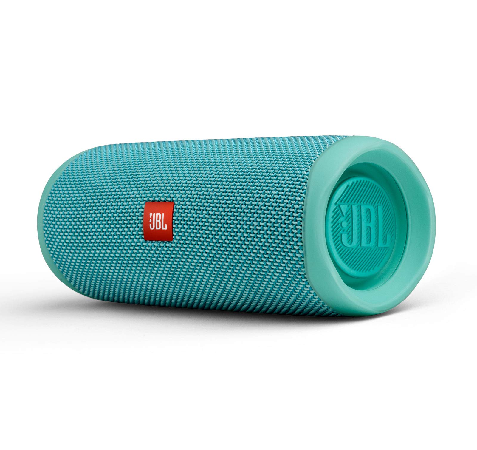 JBL Flip 5 Waterproof Portable Wireless Bluetooth Speaker Bundle with divvi! Protective Hardshell Case - Teal