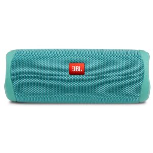 JBL Flip 5 Waterproof Portable Wireless Bluetooth Speaker Bundle with divvi! Protective Hardshell Case - Teal