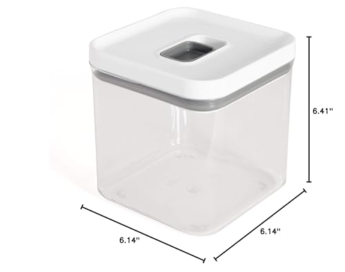 Copco Food and Organization Storage Container with Airtight Lid, 2.8-Quart, Clear