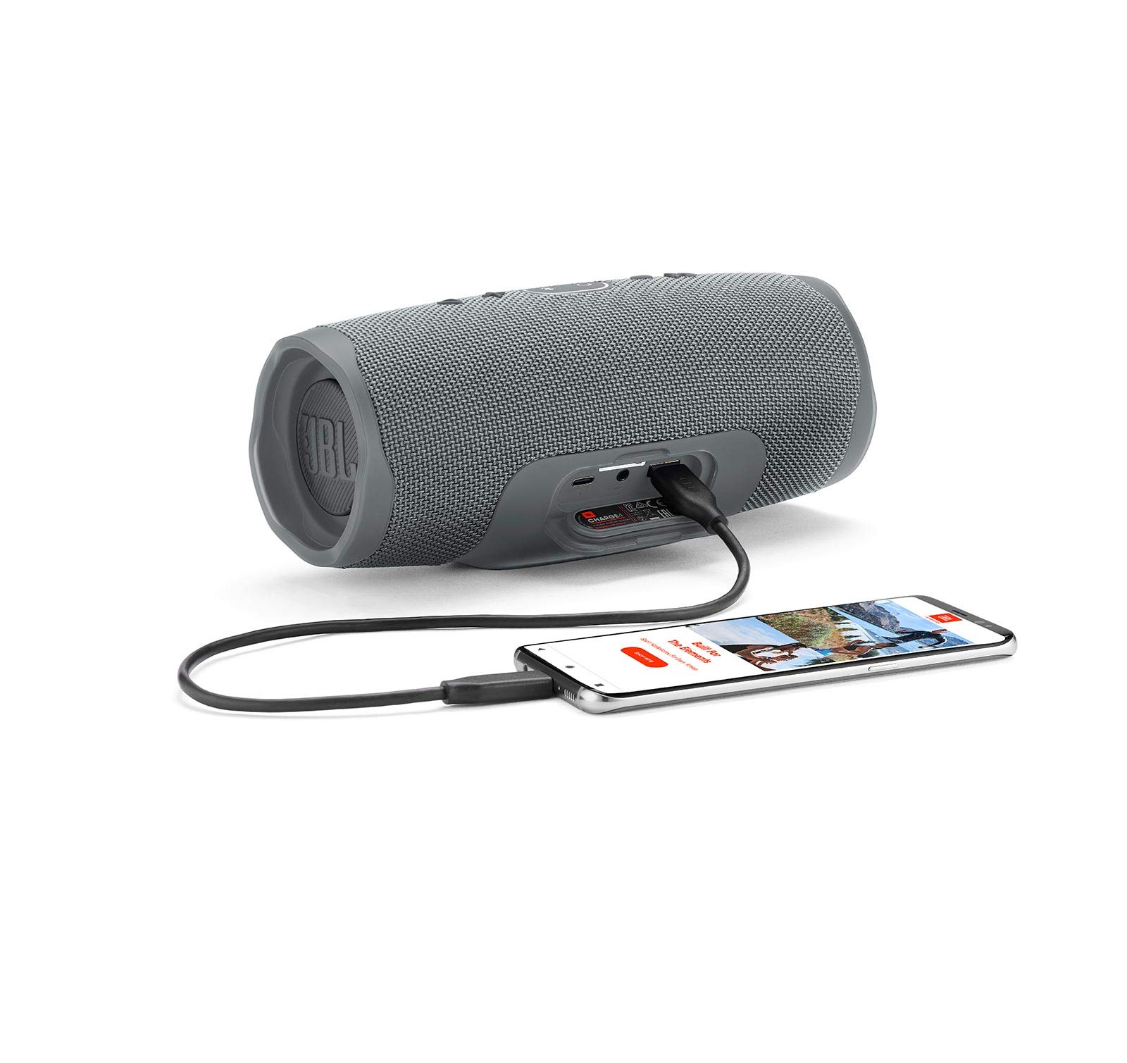 JBL Charge 4 - Waterproof Portable Bluetooth Speaker - Gray