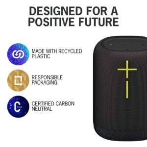 Ultimate Ears EPICBOOM, Portable Wireless Bluetooth Speaker, Big Bass and Immersive, 360-Degree Sound, Adaptive EQ, IP67 Waterproof, Floatable, 17 Hour Battery, 180 ft Range, USB C - Charcoal Black