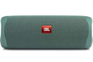 jbl flip 5 waterproof portable bluetooth speaker - eco green (renewed)