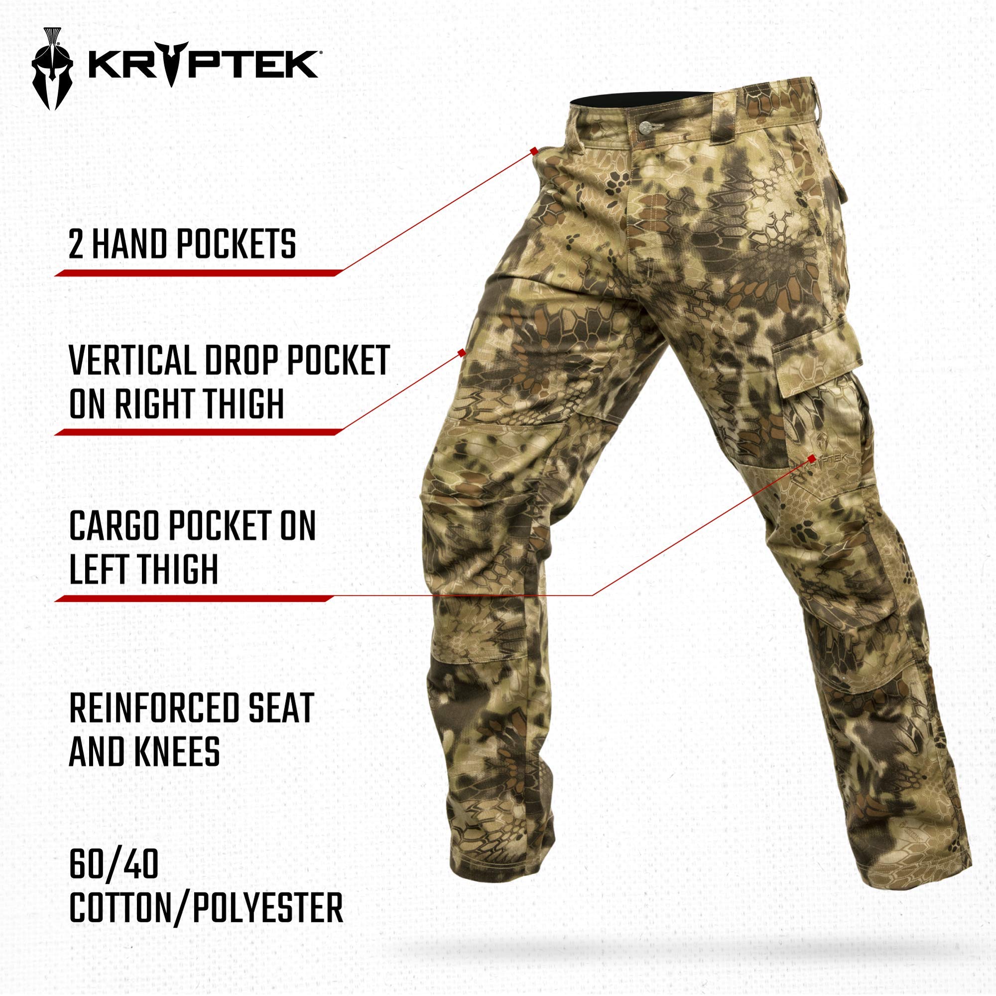 Kryptek Men's Stalker Pant, Highlander, X-Large