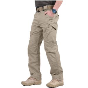 navekull men's work cargo pants lightweight tactical pants for men stretch cotton military army combat slim fit hiking outdoor trousers with multi zipper pockets