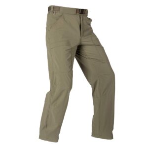 free soldier men's outdoor cargo hiking pants with belt lightweight waterproof quick dry tactical pants nylon spandex (mud 34w/30l)