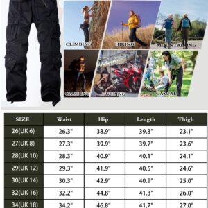 XNMAYA Cargo Pants for Women, Military Army Camo Combat Trousers,Work Camping Hiking Casual Pants with Pockets