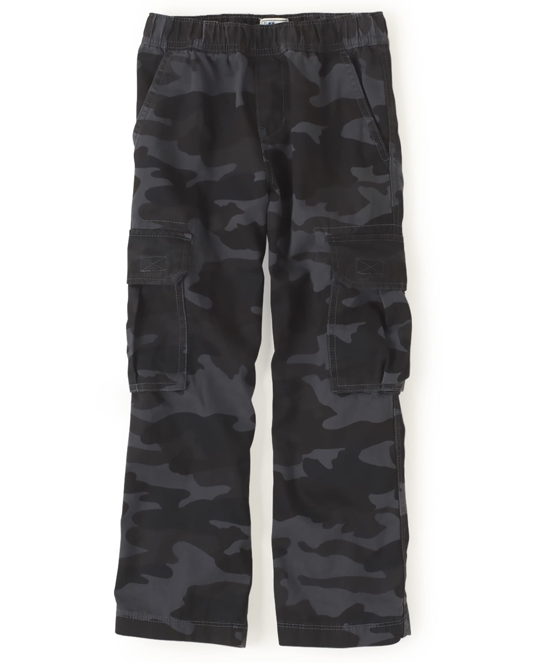 The Children's Place Boys Pull on Cargo Pants,Night Camo Single,10