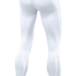 Nike Mens Pro Full Length Training Tight (Small, White)