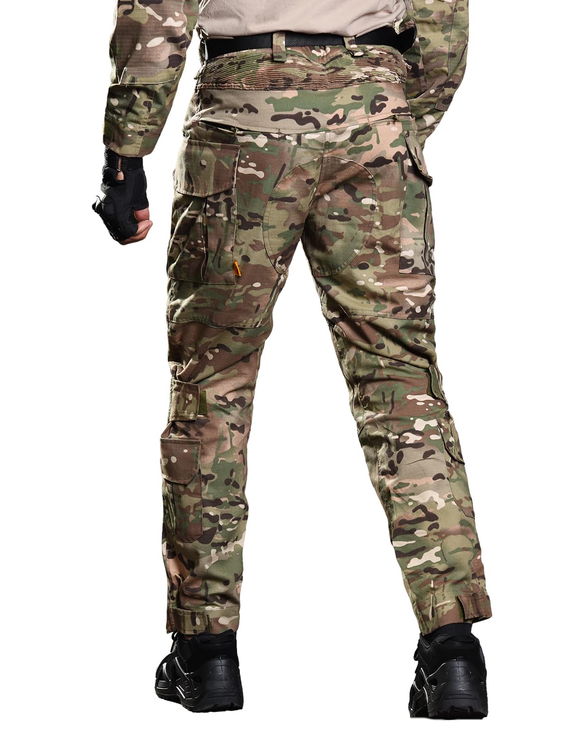 G3 Combat Pant with Knee Pads Tactical Pants Airsoft Multicam Camo Clothes Rip-Stop Paintball Hunting Trousers (Cp)