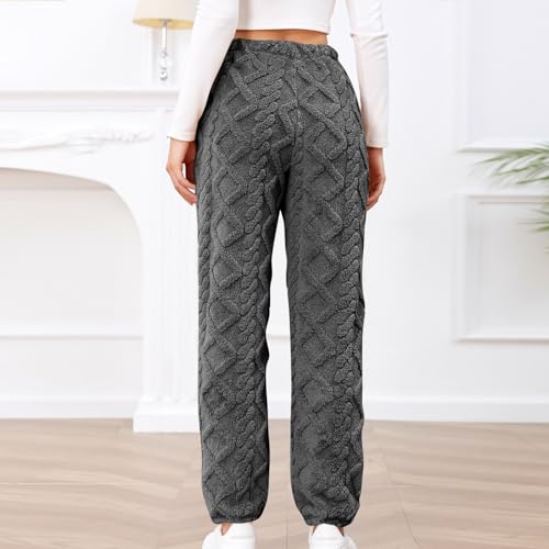 Clearance Women 6 Pockets High Waisted Cargo Pants Wide Leg Casual Pants Combat Military Trouser