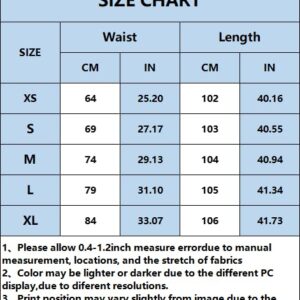 Clearance Women 6 Pockets High Waisted Cargo Pants Wide Leg Casual Pants Combat Military Trouser