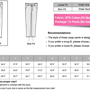 AKARMY Womens Cargo Pants with Pockets Outdoor Casual Ripstop Camo Military Combat Construction Work Pants