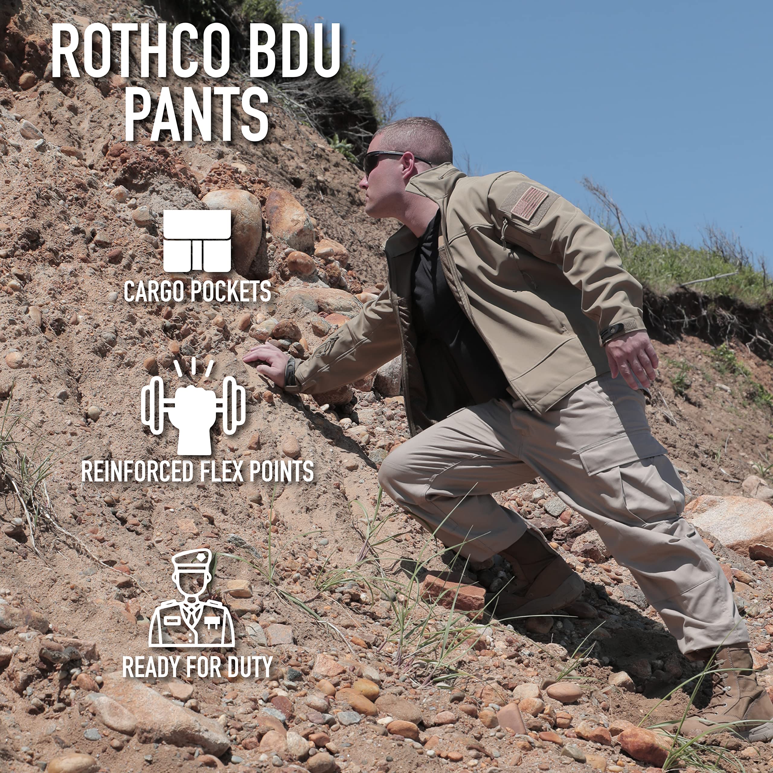 Rothco 8675 ULTRA FORCETM BDU PANT - WOODLAND DIGITAL, Large-Regular (35-39" W X 29 1/2-32 1/2" L)