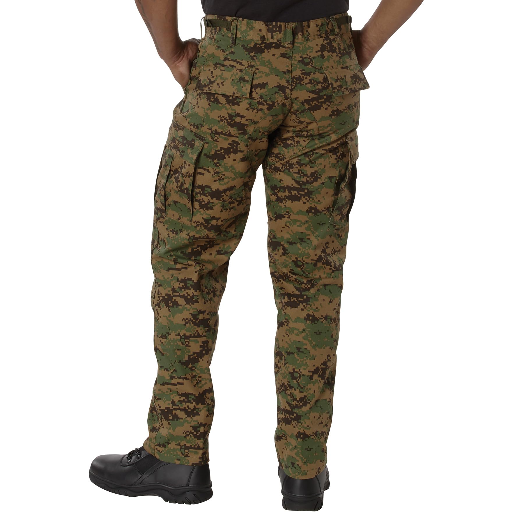 Rothco 8675 ULTRA FORCETM BDU PANT - WOODLAND DIGITAL, Large-Regular (35-39" W X 29 1/2-32 1/2" L)