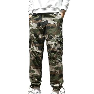 buddhi mens camo pants lightweight athletic jogger sweatpants with pockets work military tactical camo pants combat trousers workout gym running pants for hunting