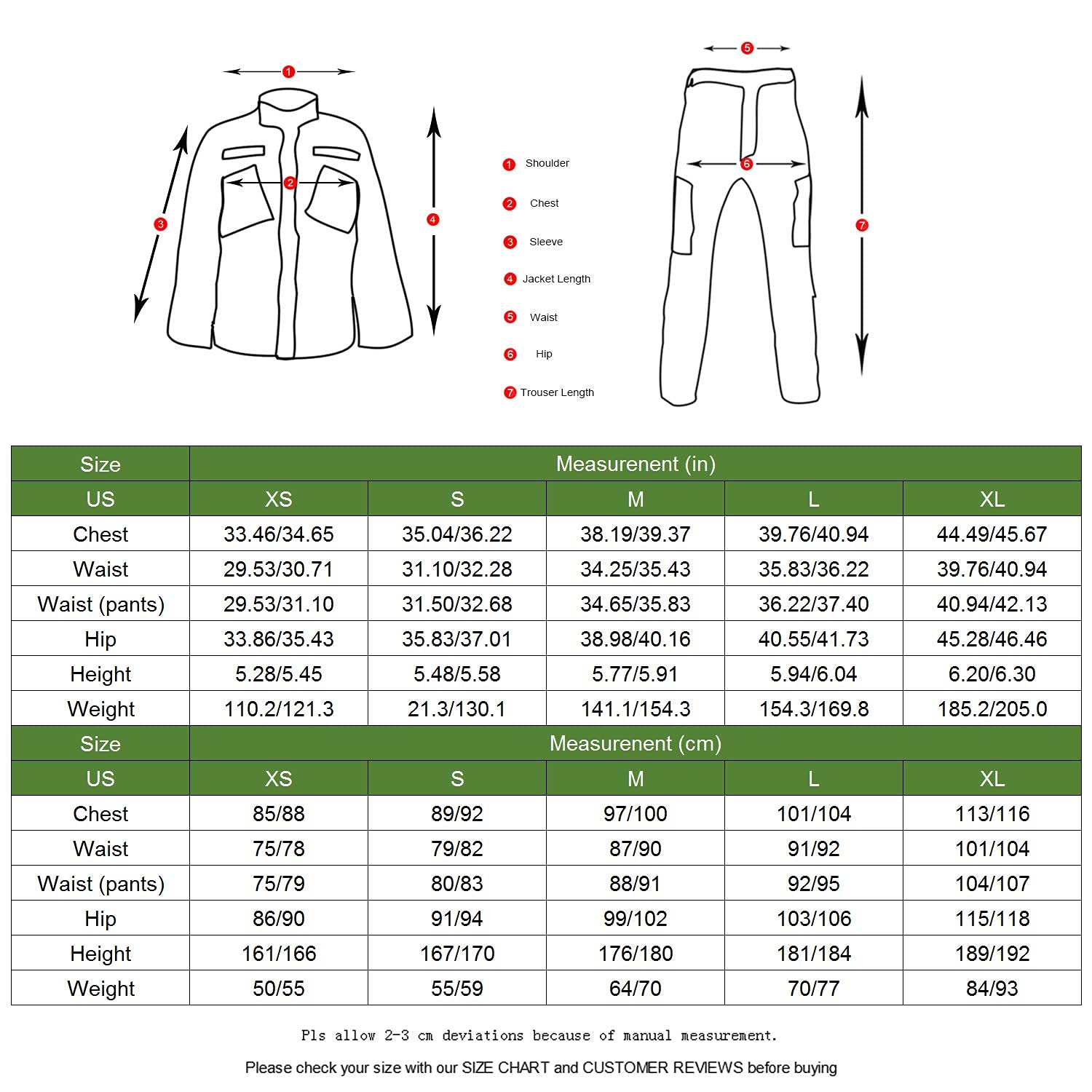 LANBAOSI Men's Tactical Combat Shirt and Pants Set Long Sleeve Multicam Woodland BDU Hunting Military Uniform 1/4 Zip