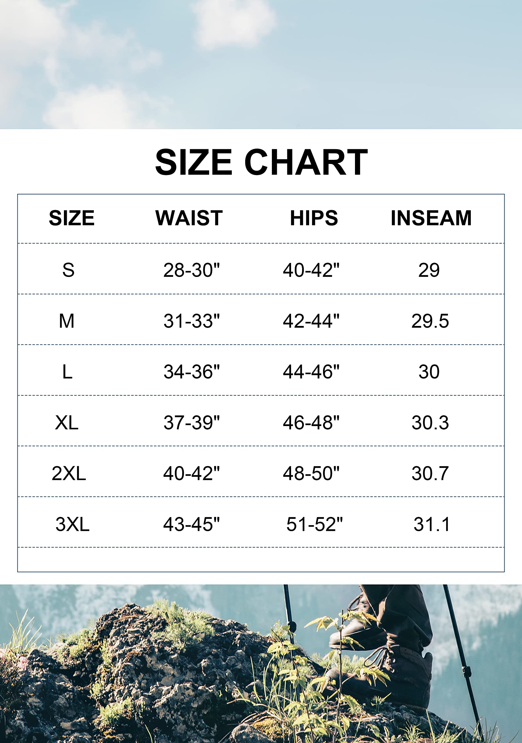 Men's Hiking Cargo Pants Water Resistant Quick Dry Lightweight Outdoor Tactical Pants for Men with Multi Pocket (Sage, M)