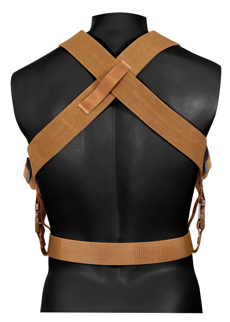 Rothco Combat Suspenders, Coyote Brown