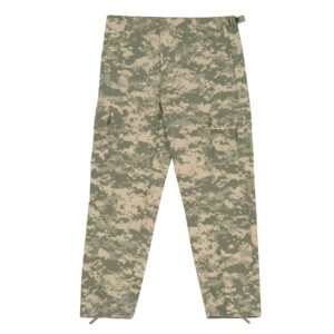 rothco kids digital camo bdu pants - rugged outdoor hiking camping comfortable cargos (us, alpha, medium, regular, acu digital camo)