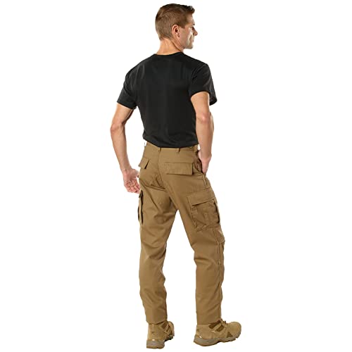 Rothco Tactical BDU Pants - Rugged Outdoor Hiking Cargos Comfortable Uniform Pant – Coyote Brown - M