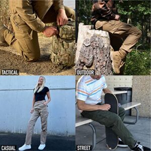 Rothco Tactical BDU Pants - Rugged Outdoor Hiking Cargos Comfortable Uniform Pant – Coyote Brown - M