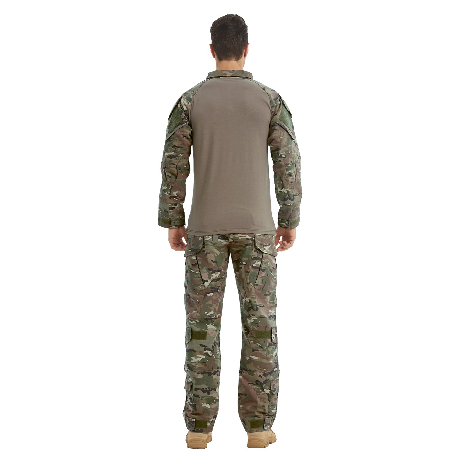 LNFINTDO Multicam Tactical Shirt and Pants Military Uniforms for Men Ocp Bdu Shirt Army Paintball Pant Airsoft Suit