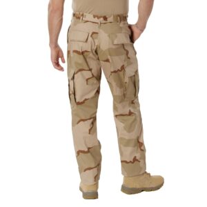 Rothco Camo Tactical BDU Pants - Timeless Style for Ultimate Performance, Tri-Color Desert Camo, L