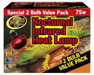 zoomed nocturnal infared heat lamp 75w by zoomed