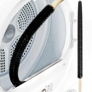 2 pack dryer vent cleaner kit clothes dryer lint brush vent trap cleaner home essentials long flexible refrigerator coil brush vacuum brush