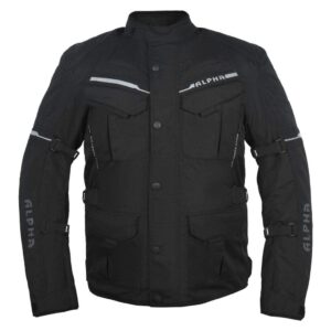 ACG TAHOE-J106 MOTORCYCLE ADV JACKET (BLACK, X-LARGE)