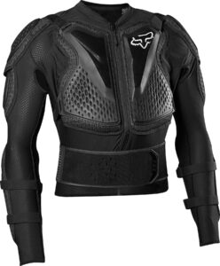 fox racing boys titan sport motocross jacket, black, one size us