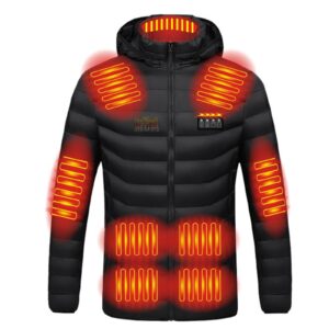 oelaio Heated Vest for Men Women with battery pack included,4 Heating Levels 21 Heating Zones, heated jackets for men women