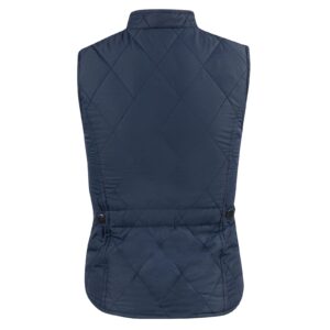 HORZE Kid's Unisex Quilted Softshell Lightweight Windproof Equestrian Riding Vest - Peacoat Dark Blue - M