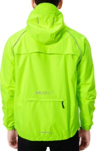 men's cycling running rain jacket lightweight waterproof biking hiking windbreaker raincoat reflective packable