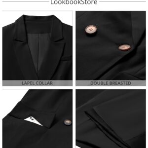 LookbookStore Black Blazers for Women Black Suit Jacket Womens Black Blazer Women Clothing Women's Black Blazer Size Small Size 4 Size 6