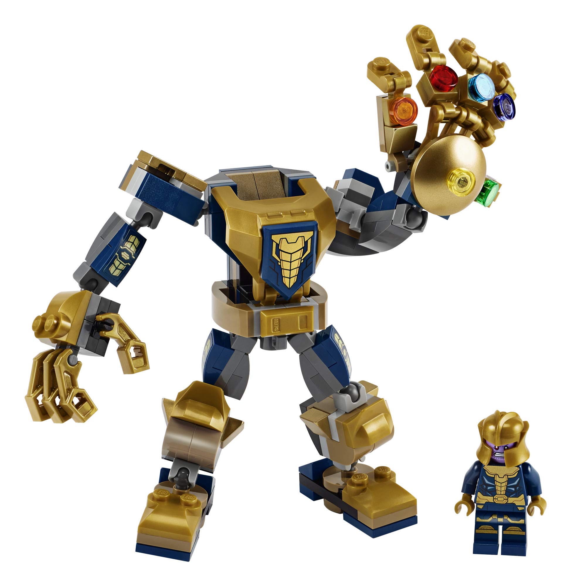 LEGO Marvel Avengers Thanos Mech 76141 Cool Action Building Toy for Kids with Mech Figure Thanos Minifigure (152 Pieces)