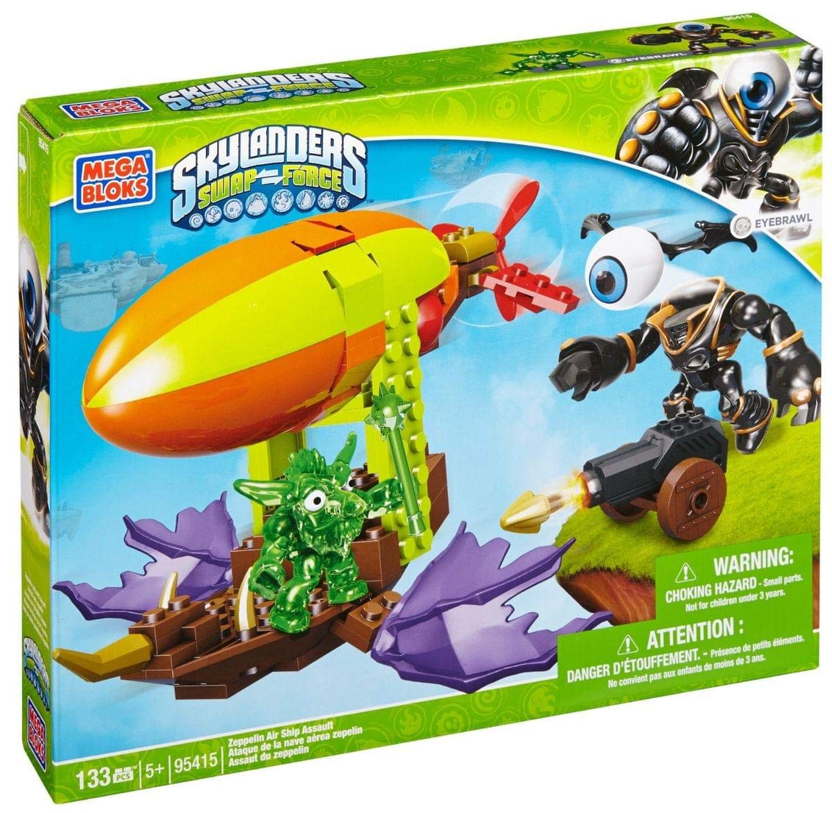 Mega Bloks Skylanders Zeppelin Air Ship Assault