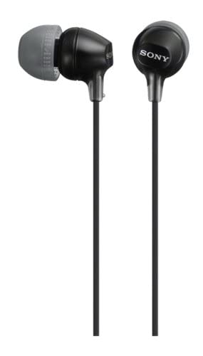 Sony MDR-EX15AP Earphones with Smartphone Mic and Control - Black