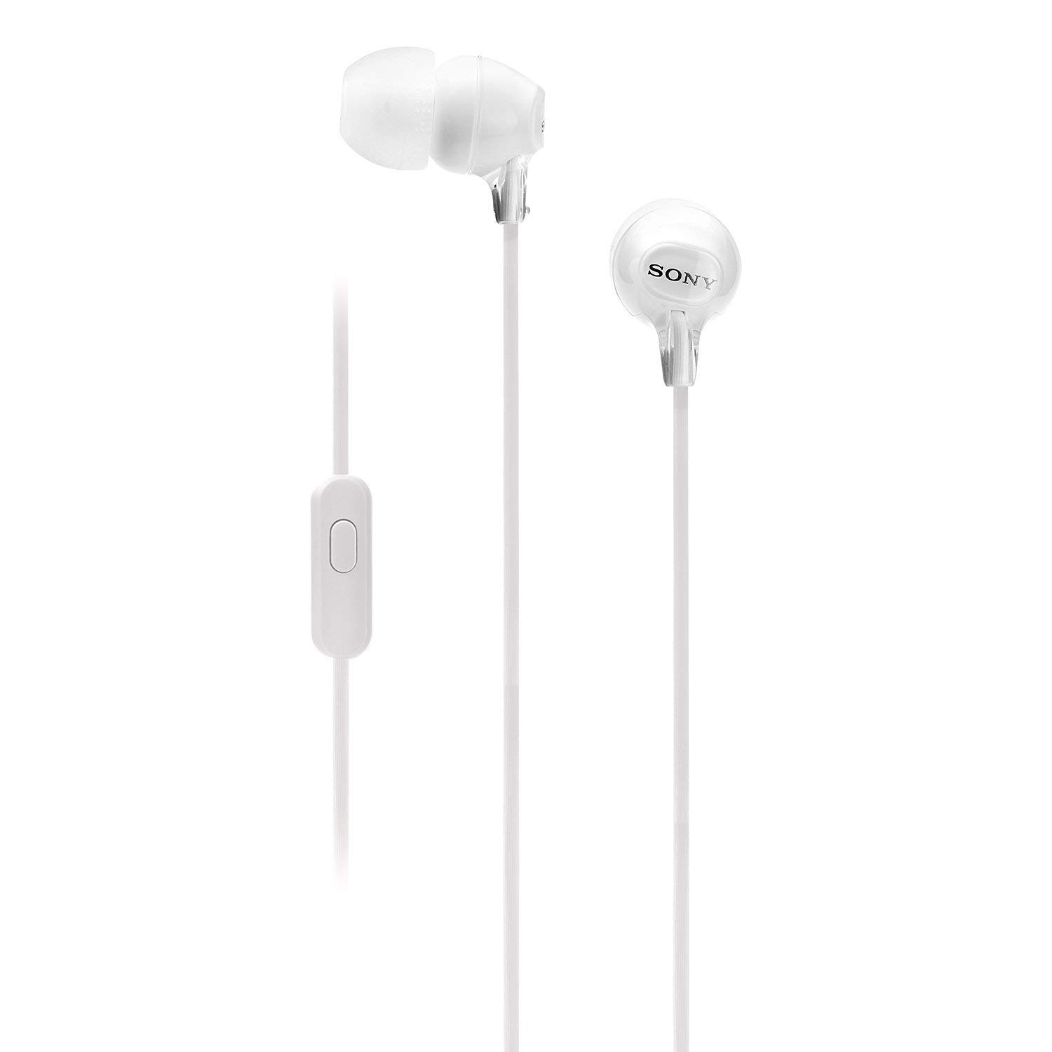 Sony MDREX15AP Fashion Color EX Series Earbud Headset with Mic (White)