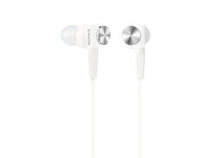 sony in-ear dynamic headphones mdr-xb50-w (white)