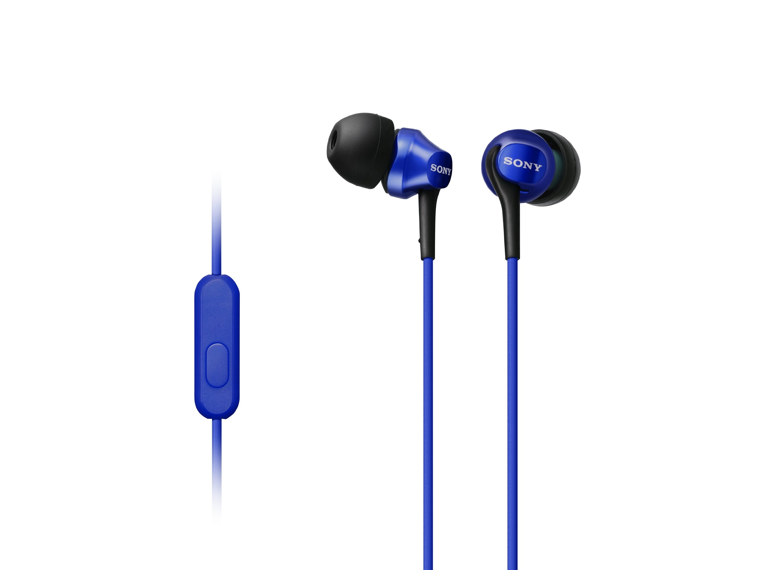 Sony MDREX100APL In-Ear Headphones Earbuds (Blue)