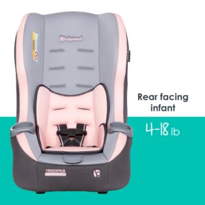 Baby Trend Trooper 3-in-1 Convertible Car Seat, Quartz Pink