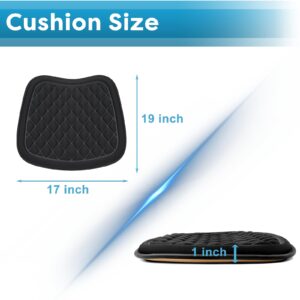 Big Ant Car Seat Cushion, Soft Memory Foam Car Seat Cushion Suitable for Front Driver Seat, Car, Office Chair-Black