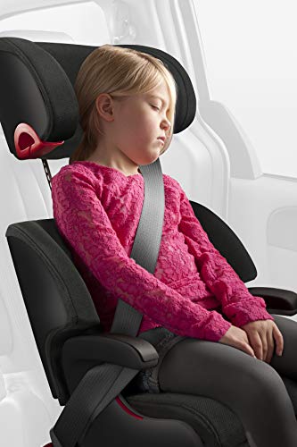 Clek Oobr High Back Booster Seat with Adjustable Headrest, Reclining Design, Latch System, and Retardant-Free Fabric, Mammoth