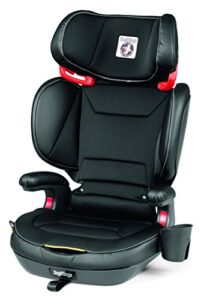 peg perego viaggio shuttle plus 120 - booster car seat - for children from 40 to 120 lbs - made in italy - licorice (black)