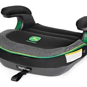 Peg Perego Viaggio Shuttle - Booster Car Seat - for Children from 40 to 120 lbs - Made in Italy - John Deere (Black & Green)