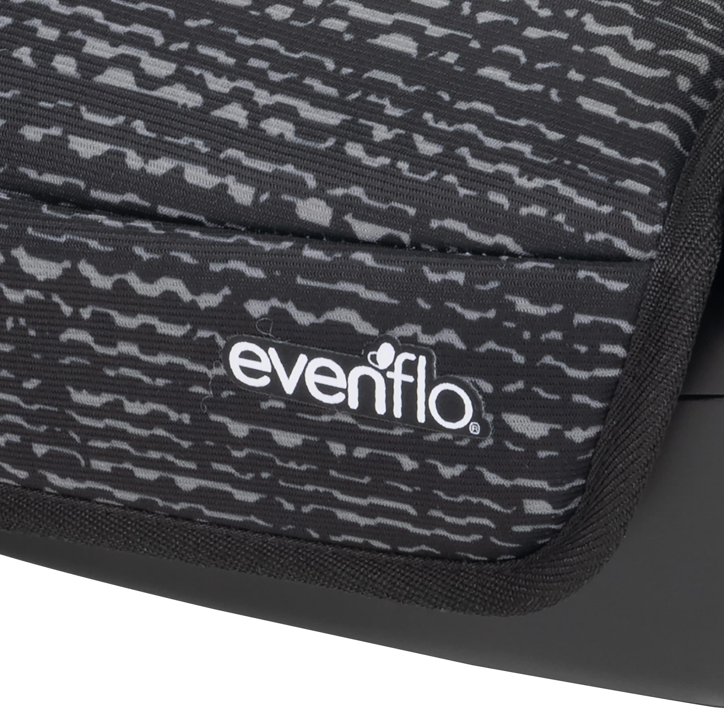 Evenflo GoTime No Back Booster Car Seat (Static Black) (Pack of 2)