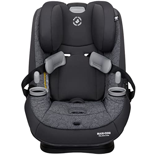 Disney Baby Pria All-in-One Convertible Car Seat, All-in-One Seating System: Rear-Facing, from 4-40 pounds; Forward-Facing to 65 pounds; and up to 100 pounds in Booster Mode, Neutral Minnie