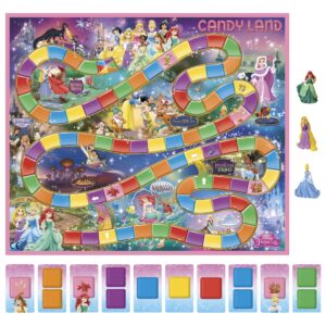 Hasbro Gaming Candy Land Disney Princess Edition Board Game, Preschool Games for 2 to 3 Players, Family Games for Kids Ages 3 and Up (Amazon Exclusive)