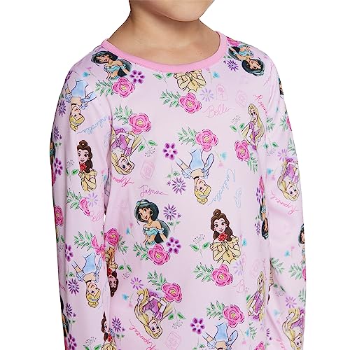 Disney Girls' Princess 3-Pack Nightgown, GIRLS RULE 2, 4